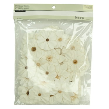 12 Packs: 120 ct. (1,440 total) Pink Paper Flowers by Recollections ...
