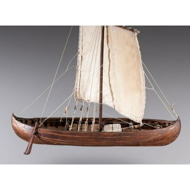 Dusek D014 Viking Longship Plank-On-Frame Wood Ship Model Kit - 1:72 ...