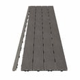 1/12 ft. x 3 ft. Quick Deck Composite Deck Tile Straight Trim in ...