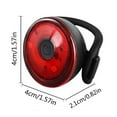 Diuryce Super Bright Recahrgeable Bike Light Bike Light Light Taillight Battery Warning Riding
