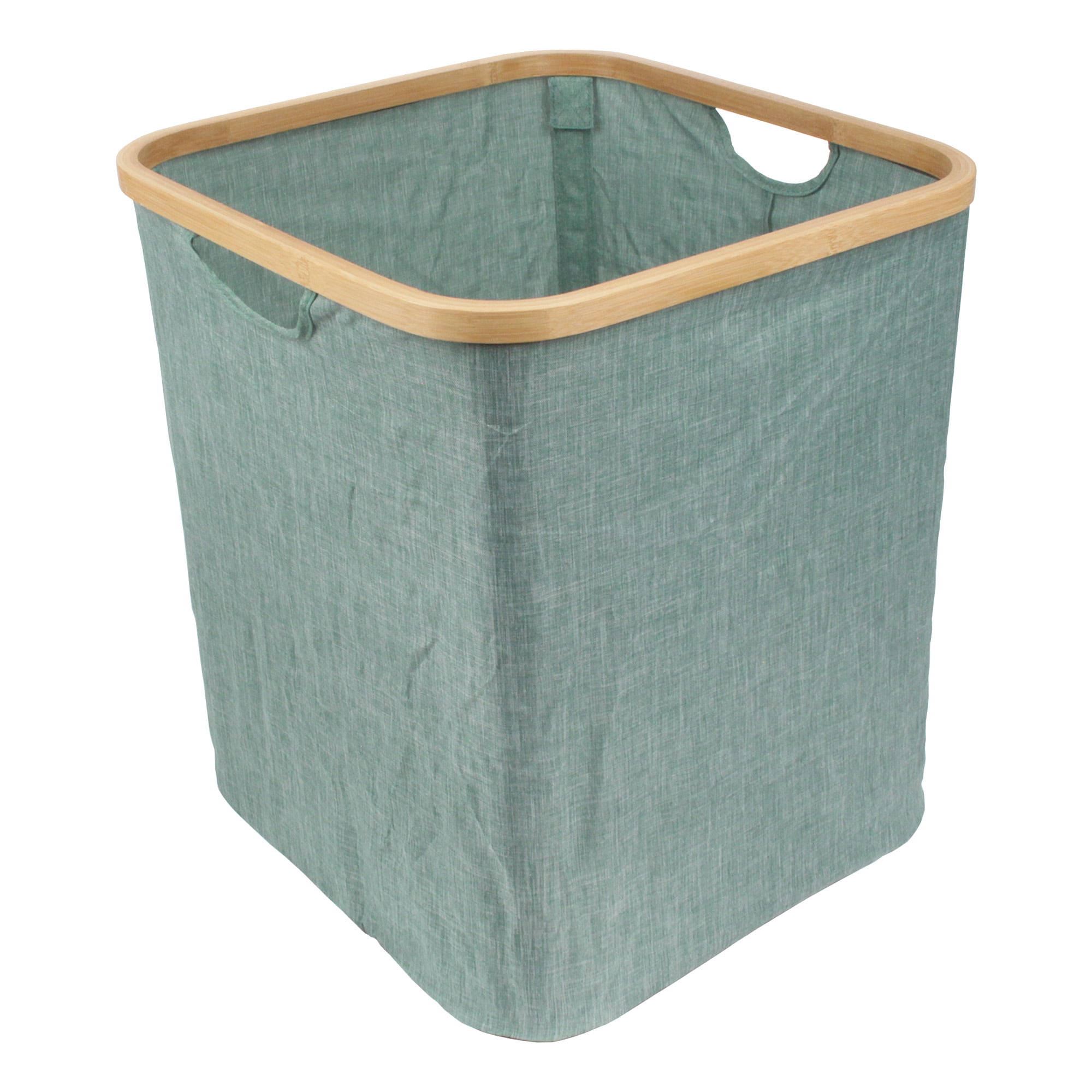 Foldable Bamboo Laundry Hamper without Lid - Decor Essentials for Any ...