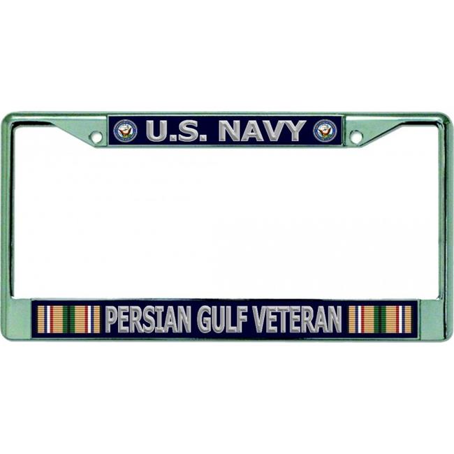 212 Main LPO5353 6 x 12 in. U.S. Navy Persian Gulf Veteran Chrome ...