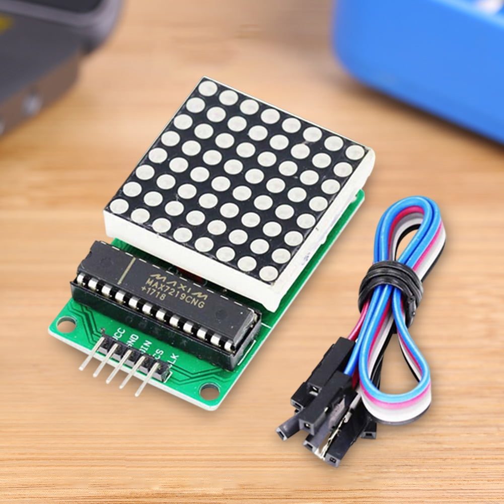 Módulo De Control De Pantalla Led Mcu Módulo de microcontrolador MAX7219 con interfaz de salida ...