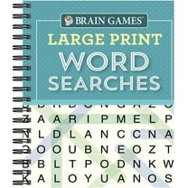 Brain Games Word Searches Large Print Spiral Bound - Walmart.com