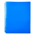 (4 pack) Pen+Gear 2-Pocket Poly Folder, Blue, 9.4" x 11.4" - Walmart.com
