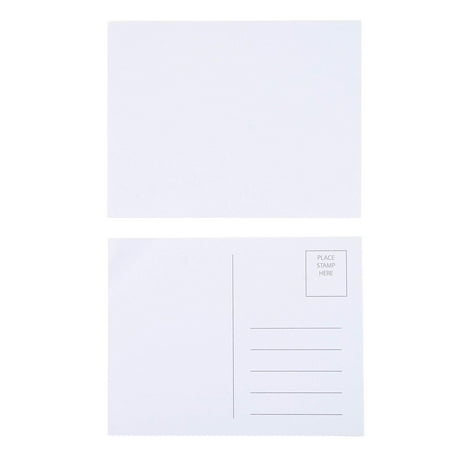 Blank Postcards - 100-Sheet Kraft Paper Postcards, Self Mailer Mailing ...