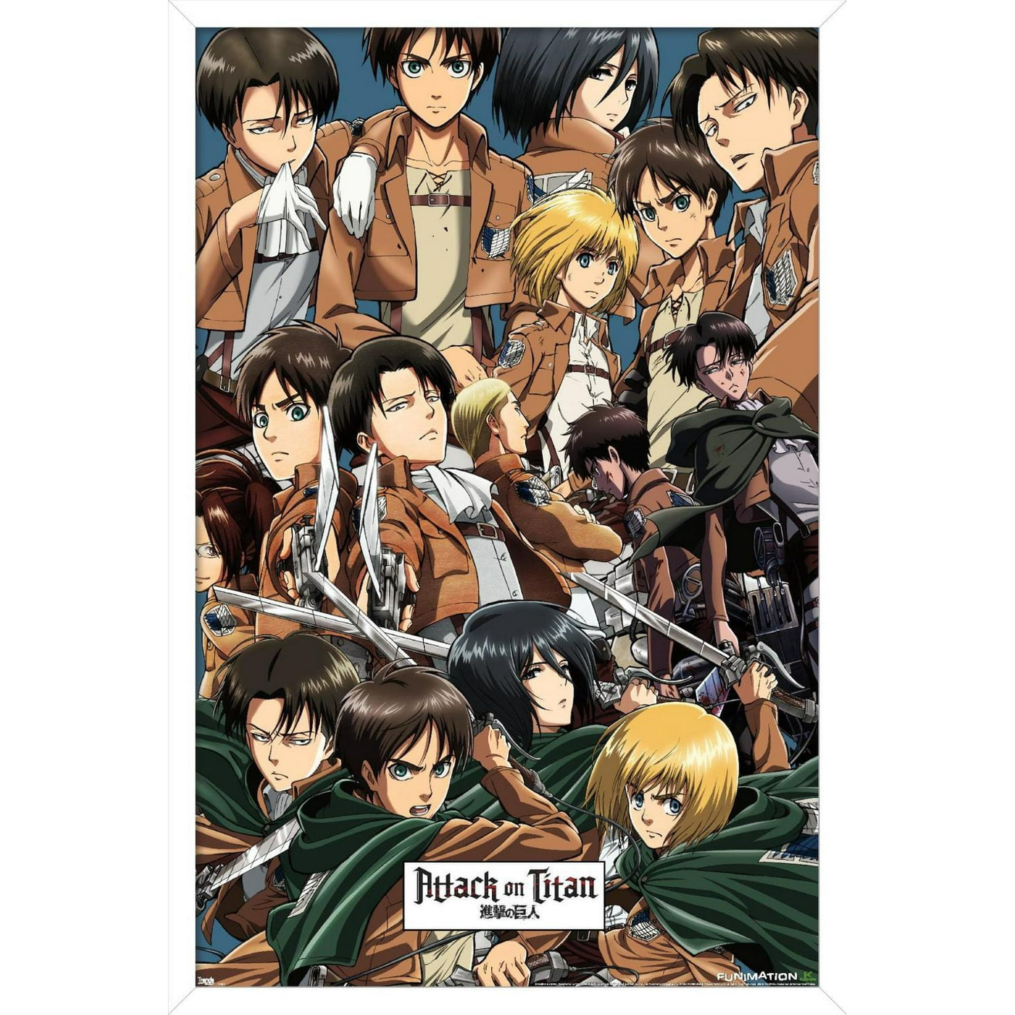 Click here for Trends International Attack On Titan - Collage Wal... prices