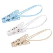 72 Pc Clothes Pins Pegs Plastic Clothespins Laundry Spring Clips Hangs ...