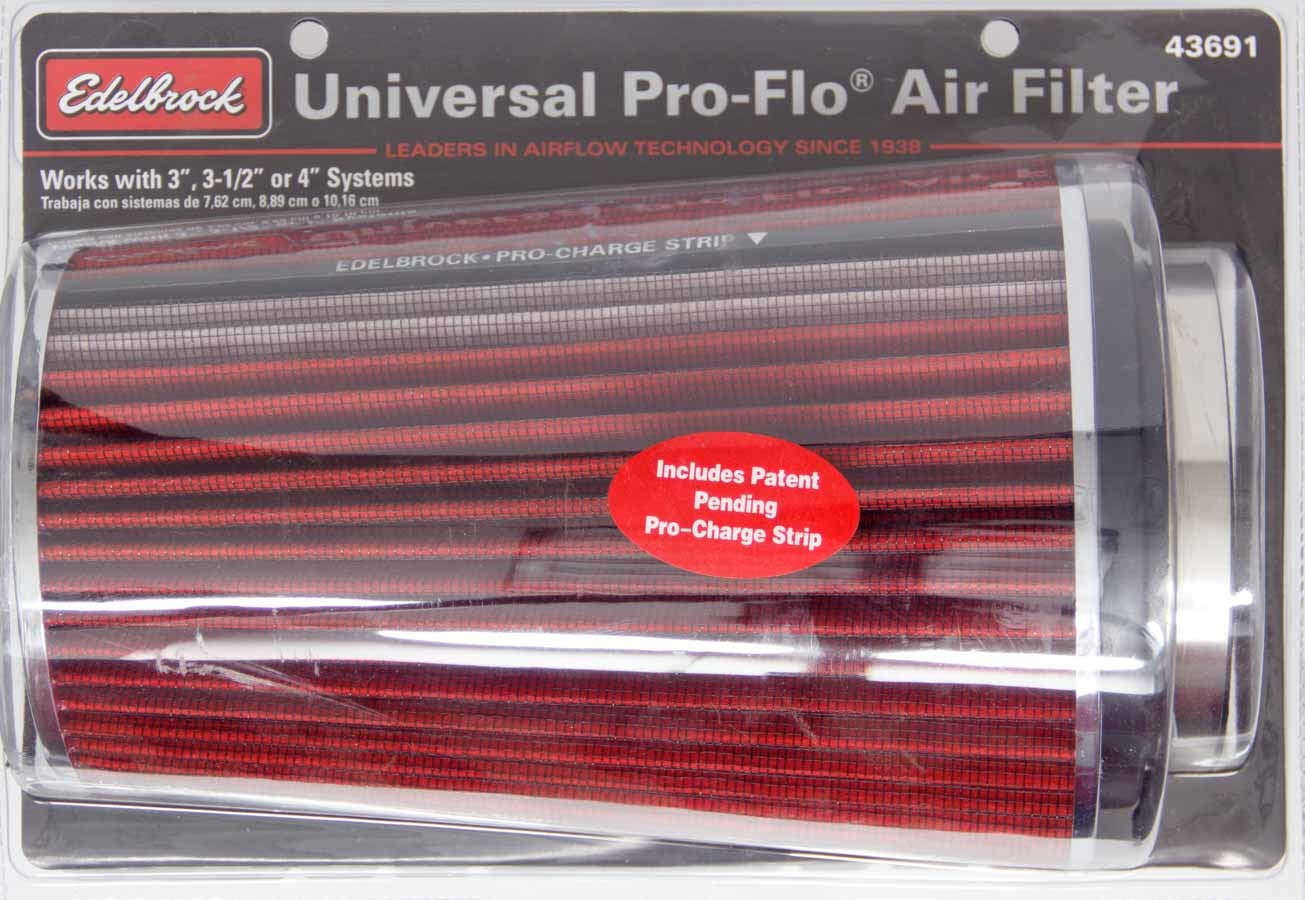 Pro-Flo Air Filter Cone 10.5 Tall Red/Chrome - Walmart.com