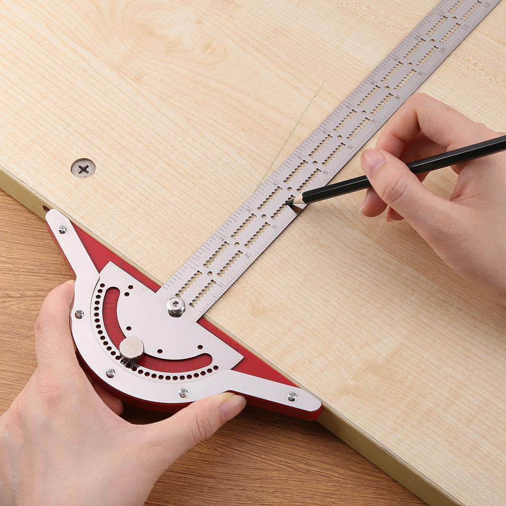 Regla De Ángulo Regla De Ángulo Mark Edge Ruler 70 Grados Transportador ...
