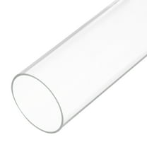 Acrylic Pipe Clear Rigid Round Tube 18mm ID 22mm OD 10" for Lamps and ...