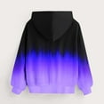 Boys Gradient Hoodie Kids Pullover Soundwave Graphic Black Blue Hooded ...