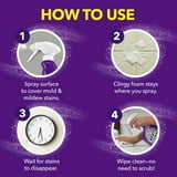 OxiClean No Drip Foam Mold & Mildew Stain Remover with Bleach 30 fl. oz ...