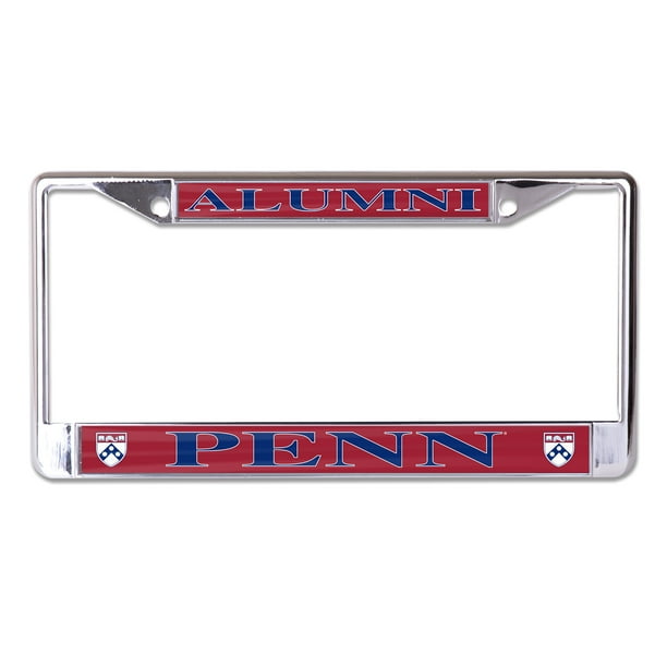 University of Pennsylvania Alumni on Red Background Metal License Plate ...