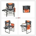 SunnyFeel Heavy Duty Adult Foldable Camping Director Chair with Side ...