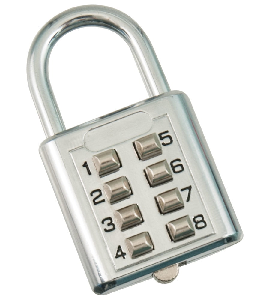 Tactile Push-Button Padlock - Walmart.com