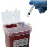 Medical Sales Supply 2 Pack Sharps Disposal Container, 1 Quart ...