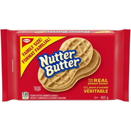 Nutter Butter Peanut Butter Family Size Cookies 453G, 453 g - Walmart.ca
