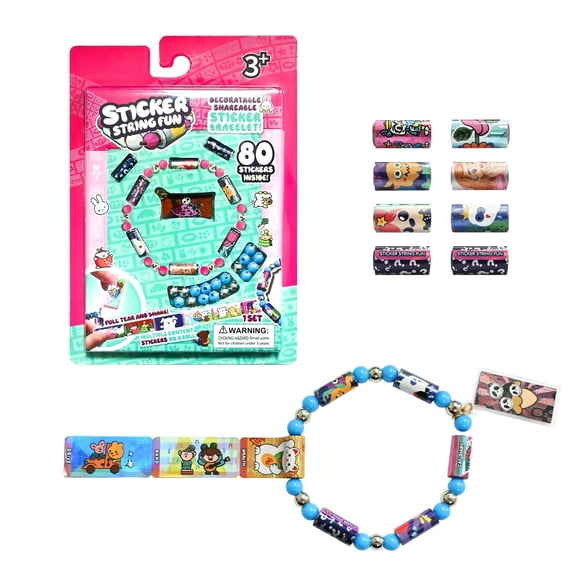 STICKI ROLLS Sticki Bands - Wearable & Shareable Sticker Bracelet | 70 ...