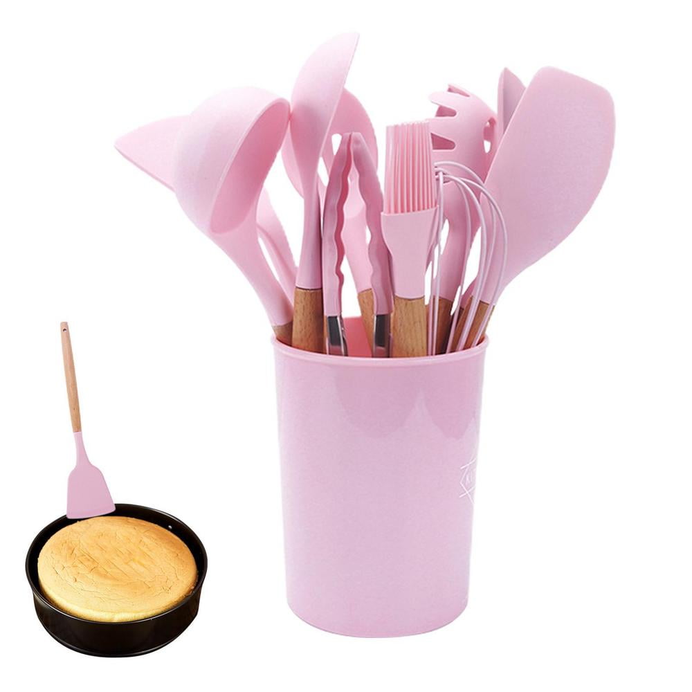 Silicone Kitchen Utensils | Non-Stick Cooking Utensils Set | Heat ...