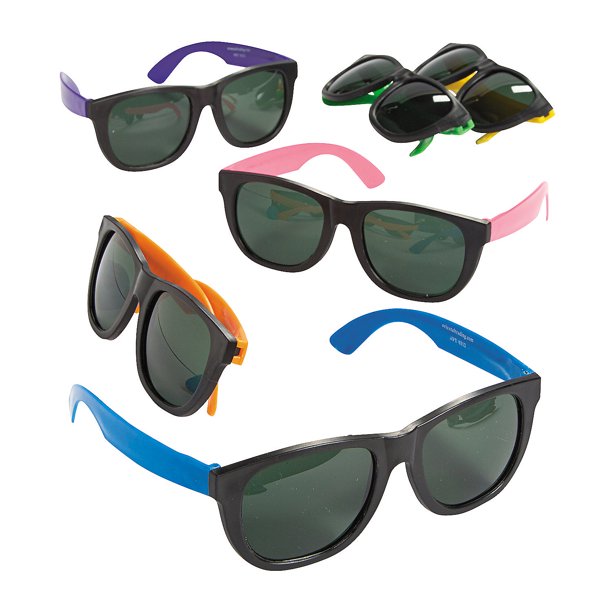 Neon Sunglasses - Party Favors - 12 Pieces - Walmart.com - Walmart.com