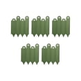 5Pcs Plastic Garden Border Fence, weatherproof plastic adapt various ...