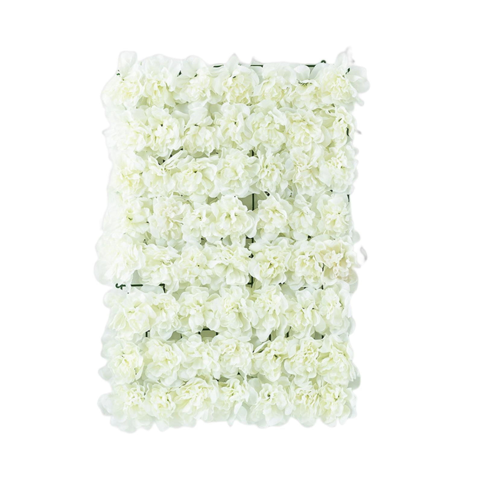 DISHAN 40x60cm Artificial Flower Wall Modern Realistic Vivid Non-fading ...