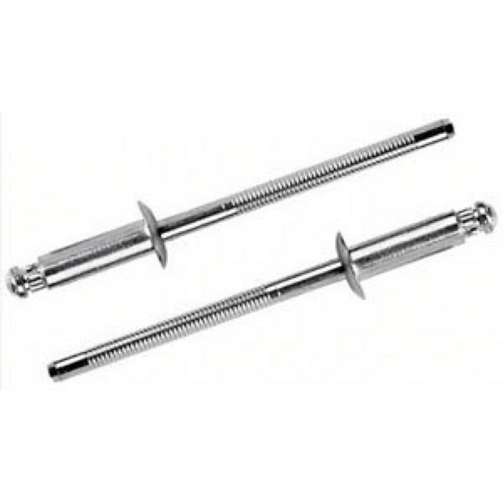 SS Blind Rivet, 3/16'' Dia., for .376"-.5" Thick - (Pack of 50 ...