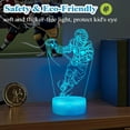 Lacrosse Gifts for Men, Lacrosse Night Light with Remote Control, 16 ...