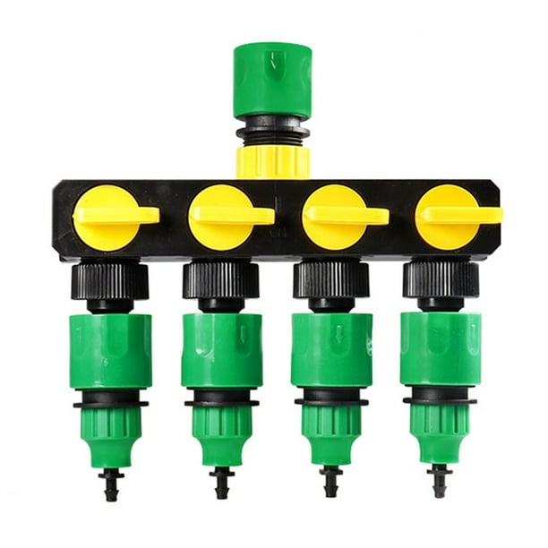 Lefu 4-way Water Diverter Garden Hose Pipe Splitter Drip Irrigation ...