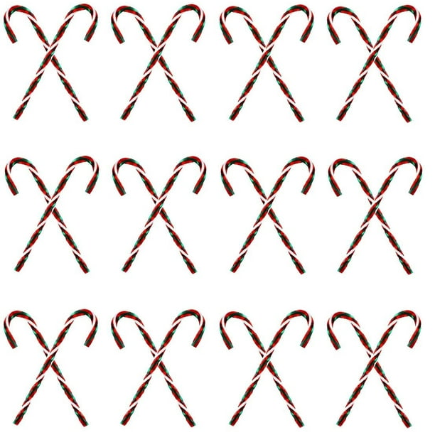 Hanging Candy Canes, Christmas Candy Cane Decor Acrylic Christmas Tree ...