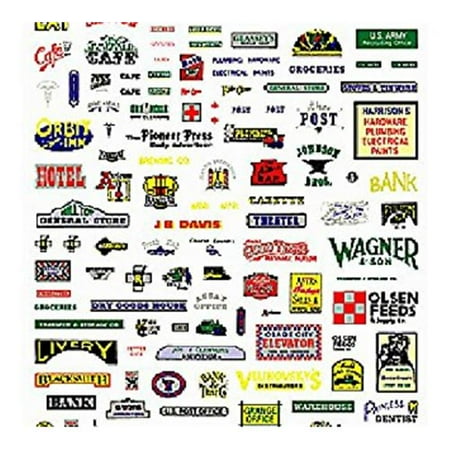 SP Whistle Stop WS 572 Dry Transfer Decals Business Signs | Walmart Canada