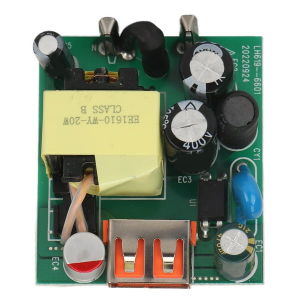 DIY Charging Block Circuit Board, Stable 100-240V Efficient USB Charger ...
