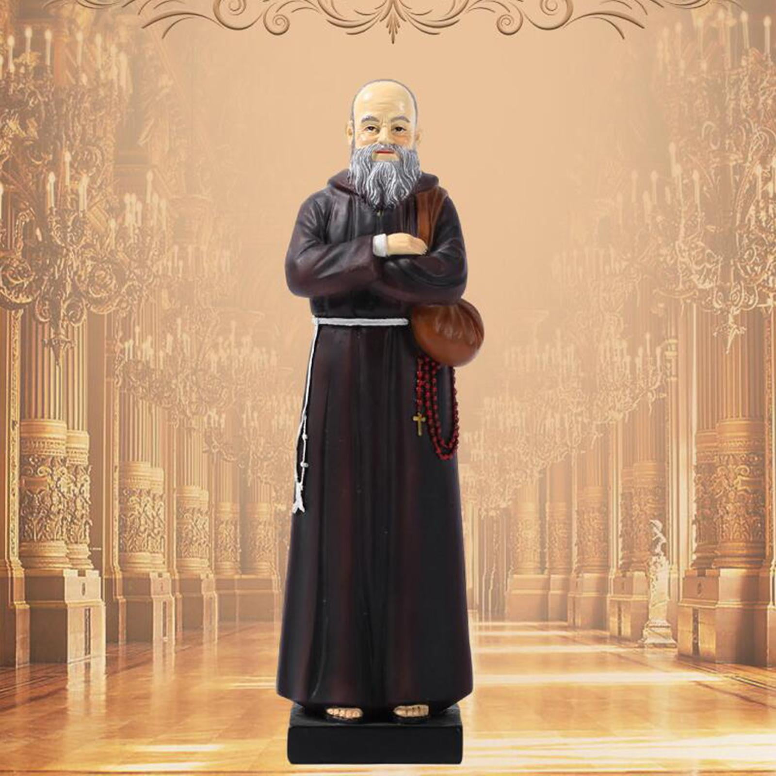 Resin Priest Statue, Religious Sculpture ,Catholic Blessed Crafts ,Hand ...