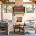 Boho Outdoor TV Cover 60 to 65 inch Bohemian Colorful Stripes Retro ...