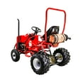 Massimo 125cc Electric Start Engine Mini Tractor 2WD, Go Kart (Red ...