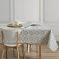 Clorox Reusable PEVA Vinyl Tablecloth, 60x84 Inch, Spill & Wrinkle ...