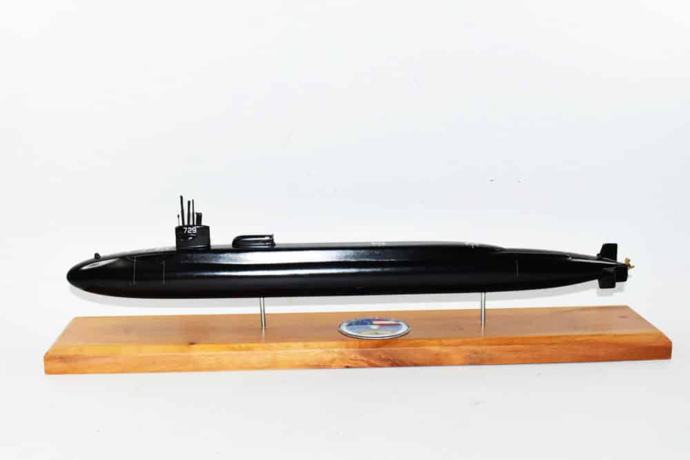 USS Georgia (SSGN-729) Submarine Model (Black Hull),Navy,Scale Model ...