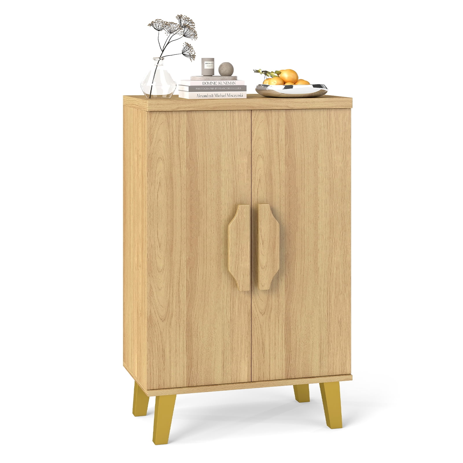 Click here for Gymax Buffet Cabinet Storage Cabinet W/ Double Doo... prices