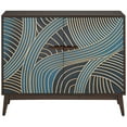 55 Downing Street Delilah 35 1/4" Wide Multicolor 2-Door Accent Chest ...