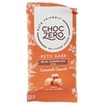 ChocZero Milk Chocolate Keto Bark, Creamy Caramel Crunch, 6 oz ...