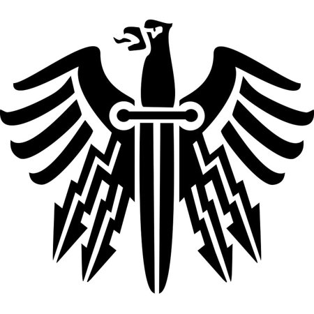 Revenge Sword Phoenix Symbol Decal | Black Vinyl Decal | 5.5-Inches ...