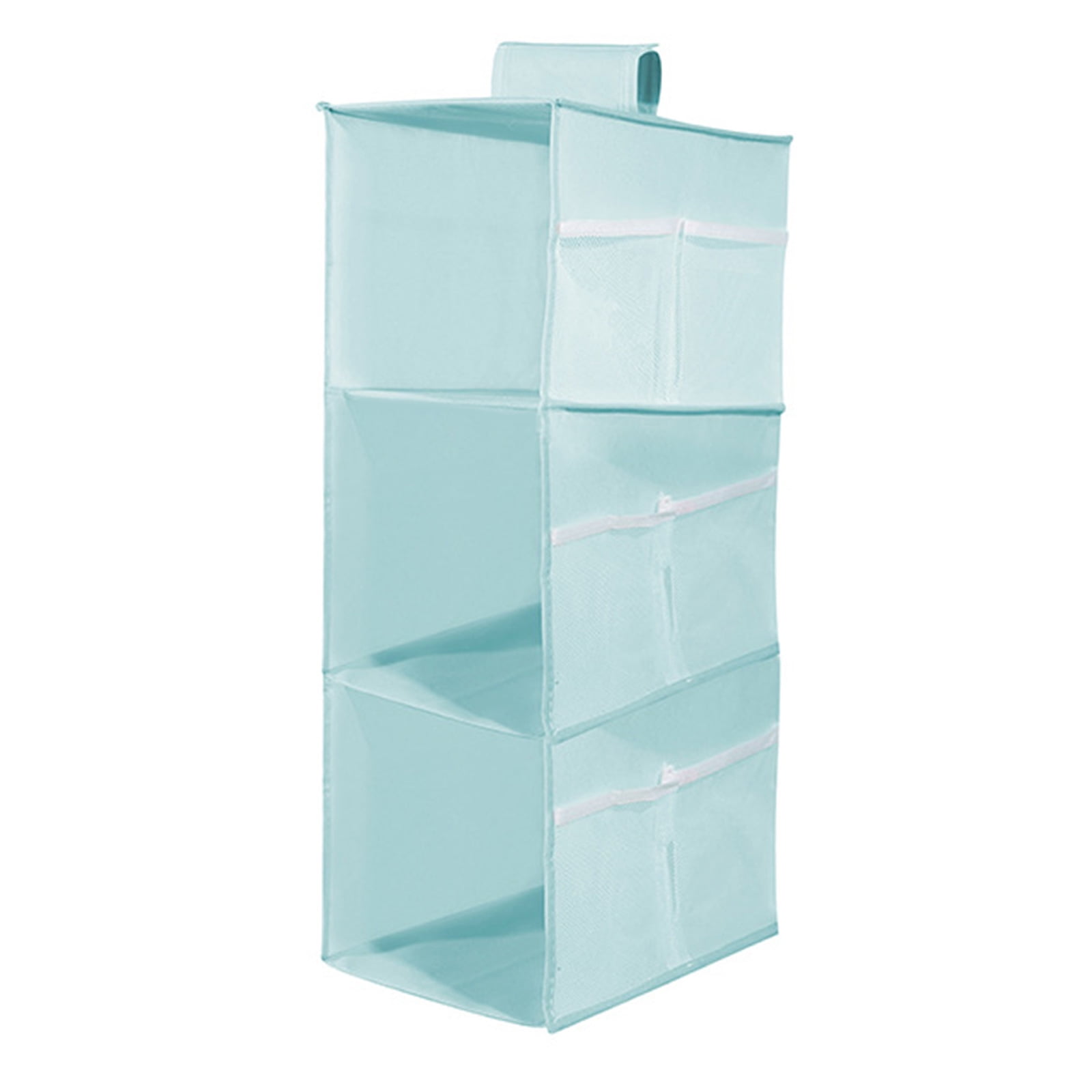 Hanging Closet Organizer and Storage 4-Shelf Shelves Wardrobe Clothes ...