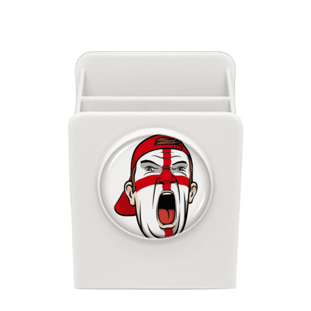 England Flag Facial Makeup Head Screang Cap Desk Pencil Holder Cup Pen ...