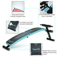 SuperFit Portable Folding Workout Weight Bench, Collapsible Adjustable ...