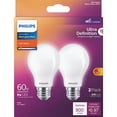 Philips 2pk 60w A19 Sw Led Bulb 573436 - Walmart.com