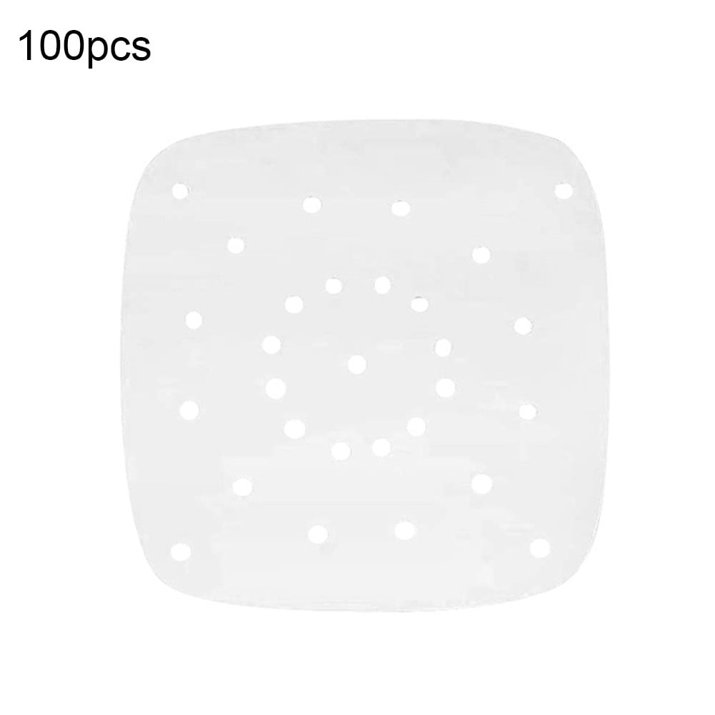 Yesbay Baking Papers 100Pcs 7/8/9Inch Square Non-stick Air Frying Pan ...