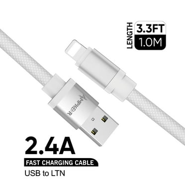 Vivitar 3ft. Lightning Cable-black - Walmart.com