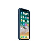 Apple Silicone Case for iPhone X - Blue Cobalt - Walmart.com