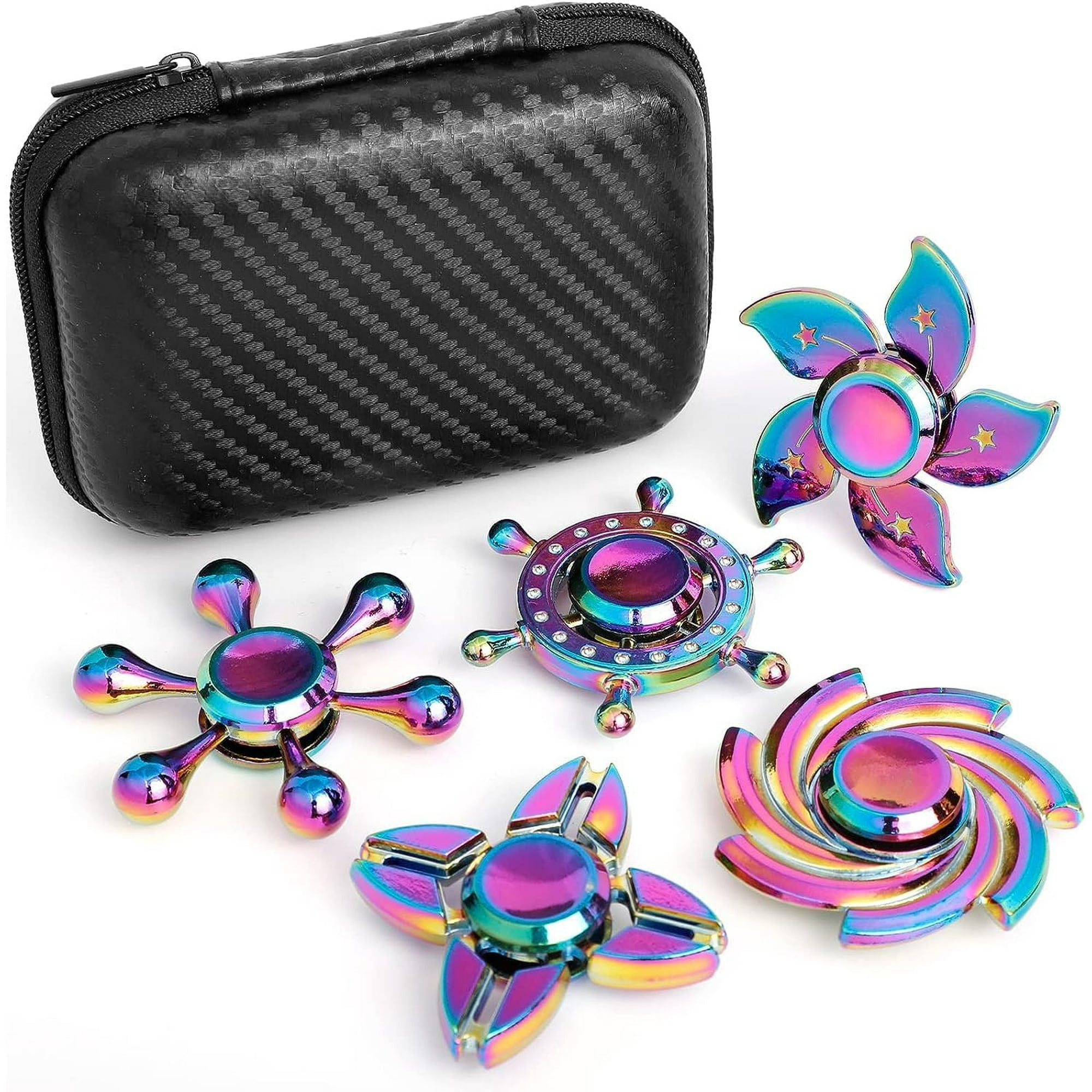 Click here for Hahdaxia Rainbow Fidget Spinners 5pack  Handheld F... prices